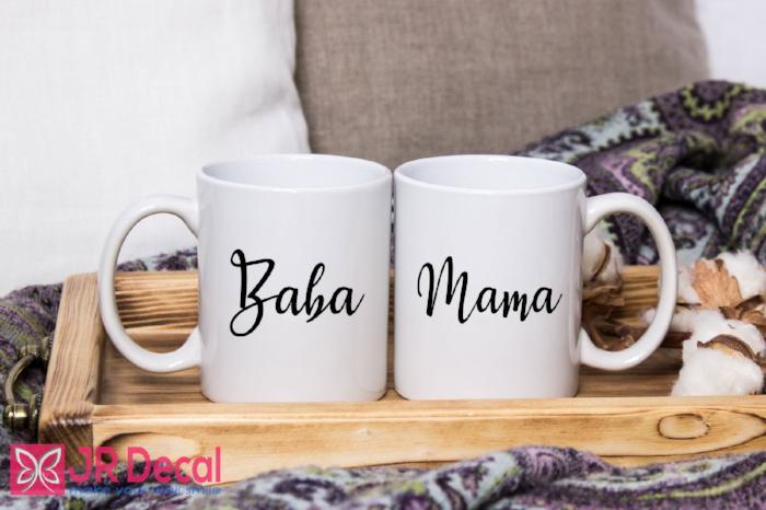 BABA and MAMA - Muslim Parents Gifts Mug – JR Decal Wall Stickers